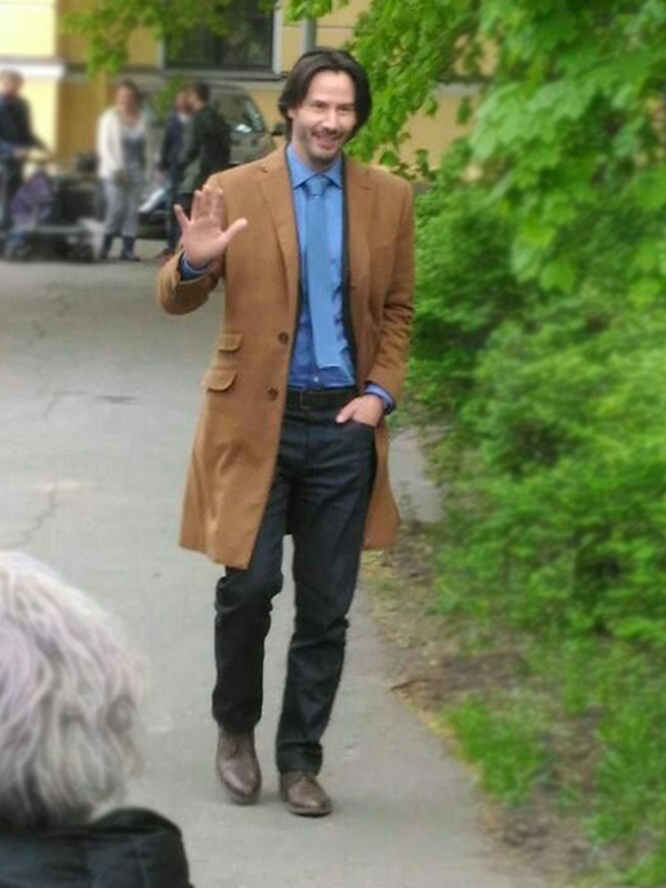 Siberia Keanu Reeves Trench Wool Coat - Galaxy Jackets